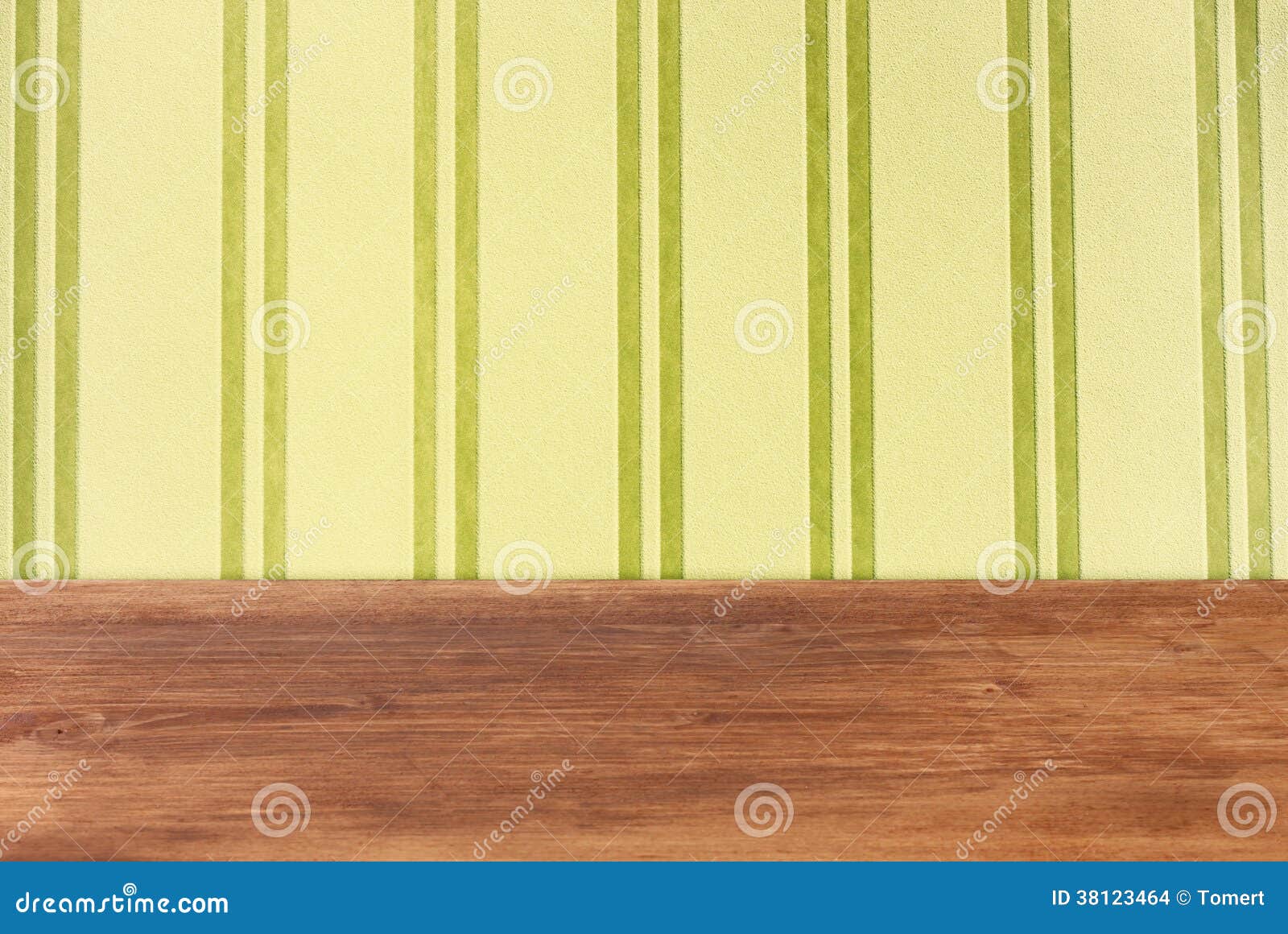 Vintage Background with Green Stripe Pattern Stock Photo - Image of ...