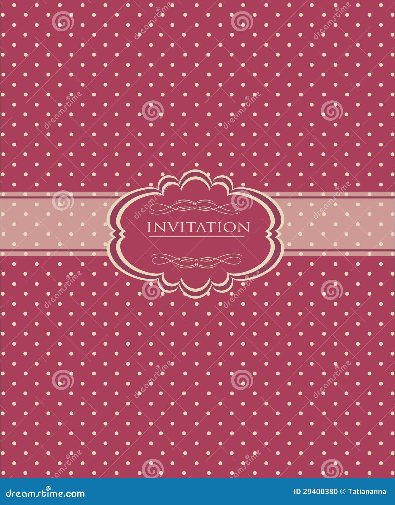Vintage Background for Invitation Card Vector Stock Vector ...