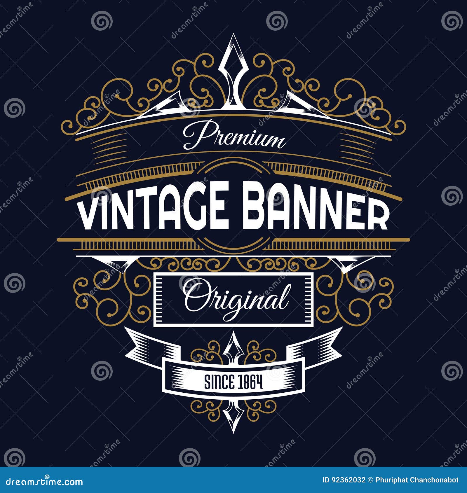 Vintage Background Label Style Design Template Stock Vector ...