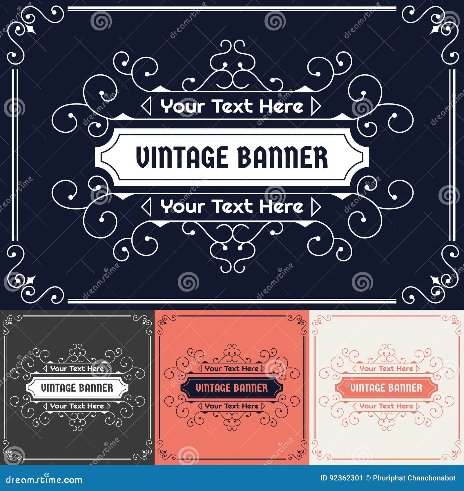 Vintage Background Label Style Design Template Stock Vector ...