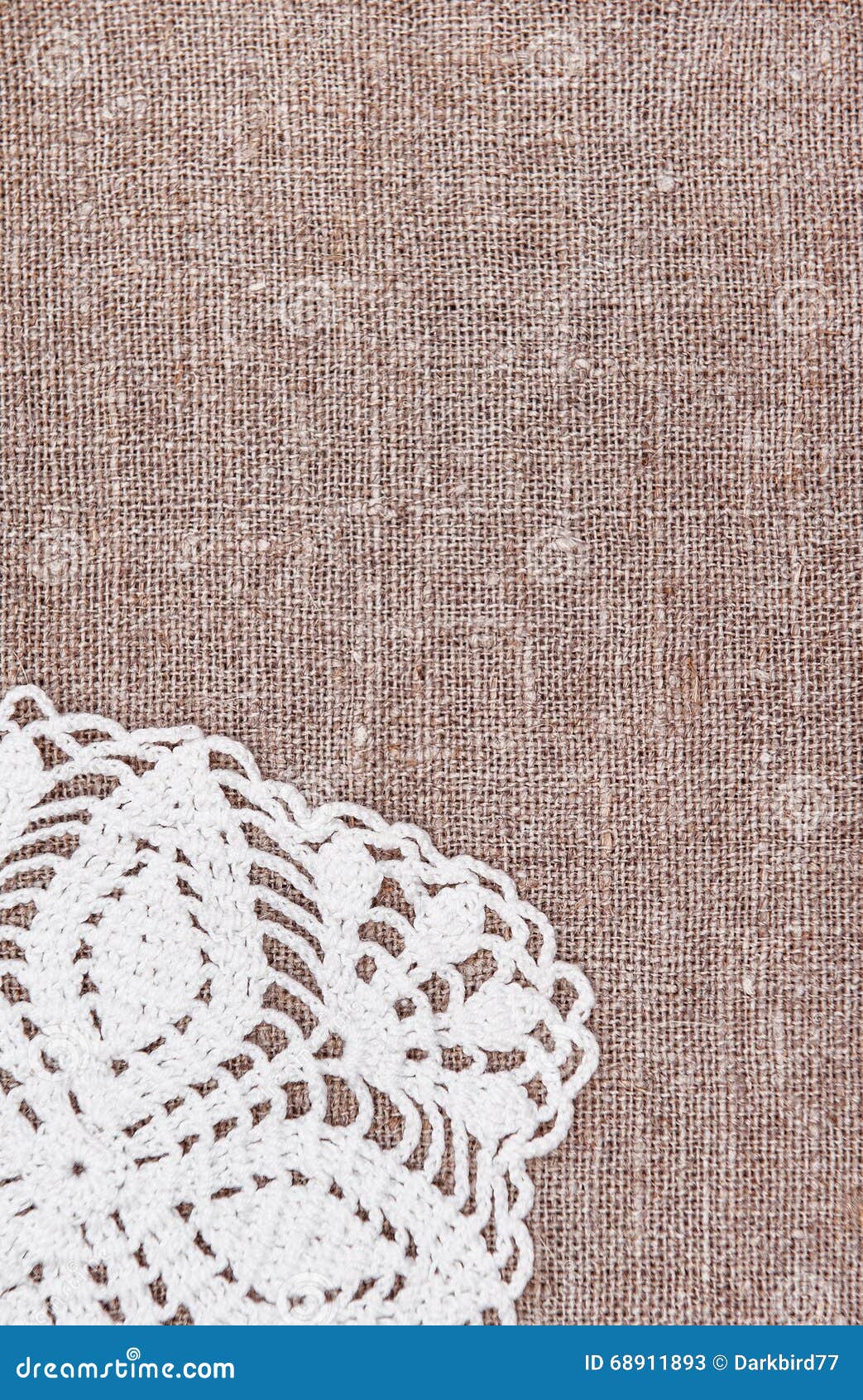 Vintage Background with Lace on the Old Burlap Stock Image - Image of ...