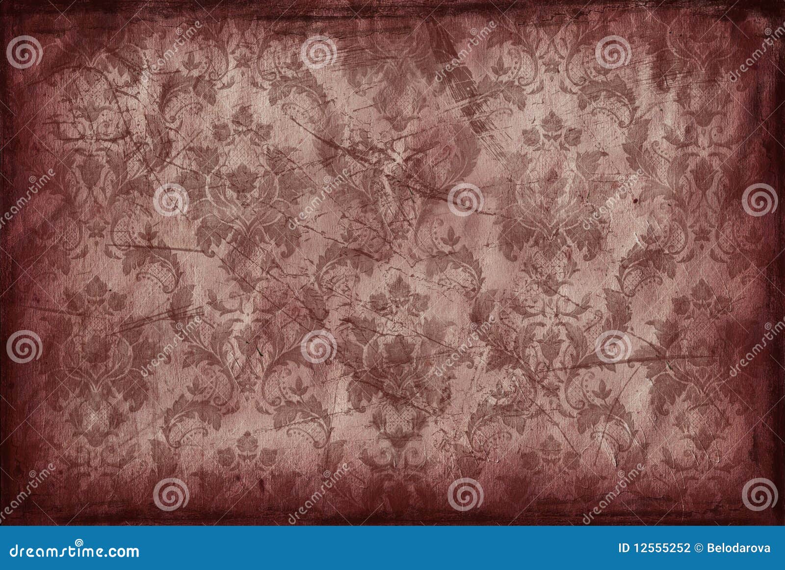 Vintage Background from Old Brown Wallpaper Stock Illustration ...