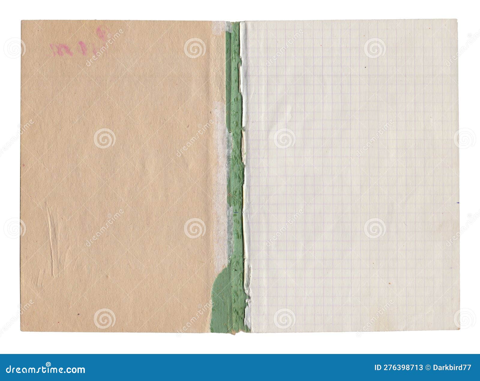 Vintage Background of Old Checkered Paper Texture Isolated Stock Image ...
