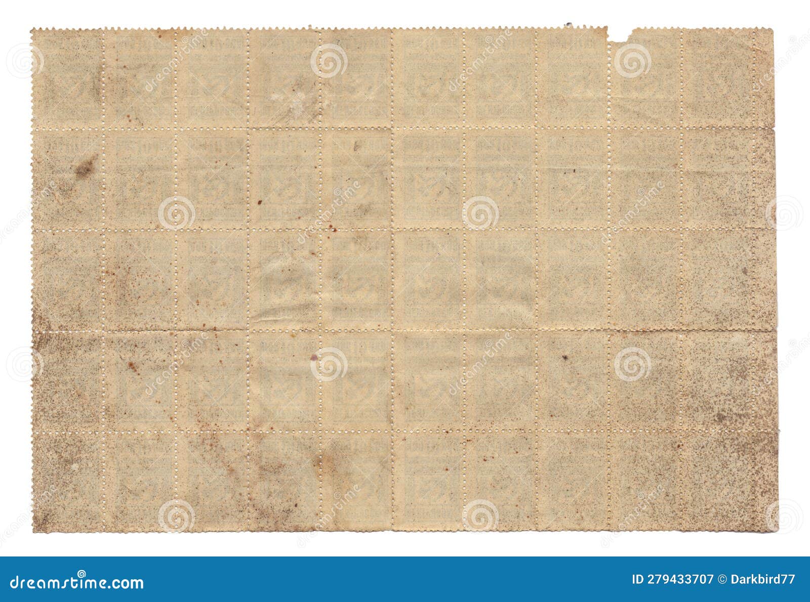 Vintage Background of Old Stamp Paper Texture Isolated Stock Image ...