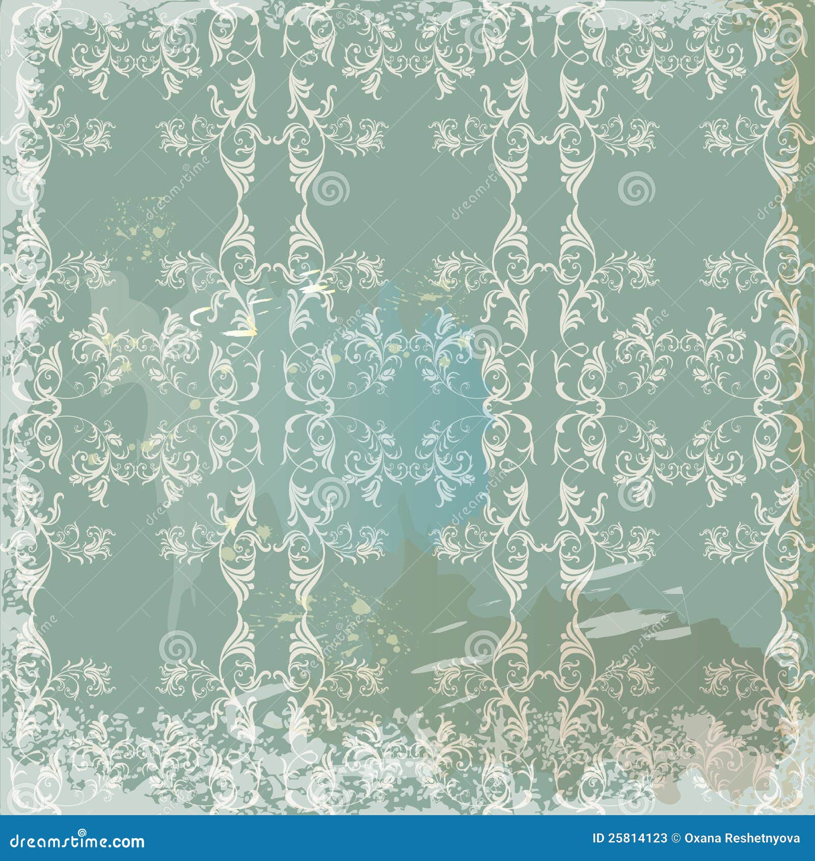 Vintage Background in Scrapbook Style Stock Vector - Illustration of ...