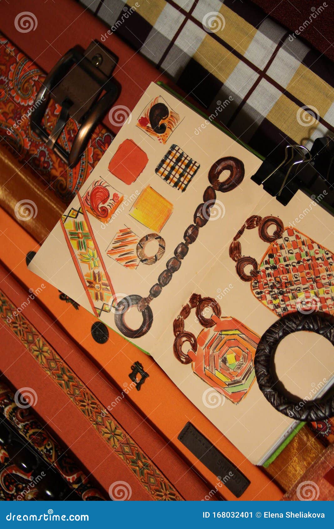 Vintage Background of Sew Design Studio Stock Image - Image of ...