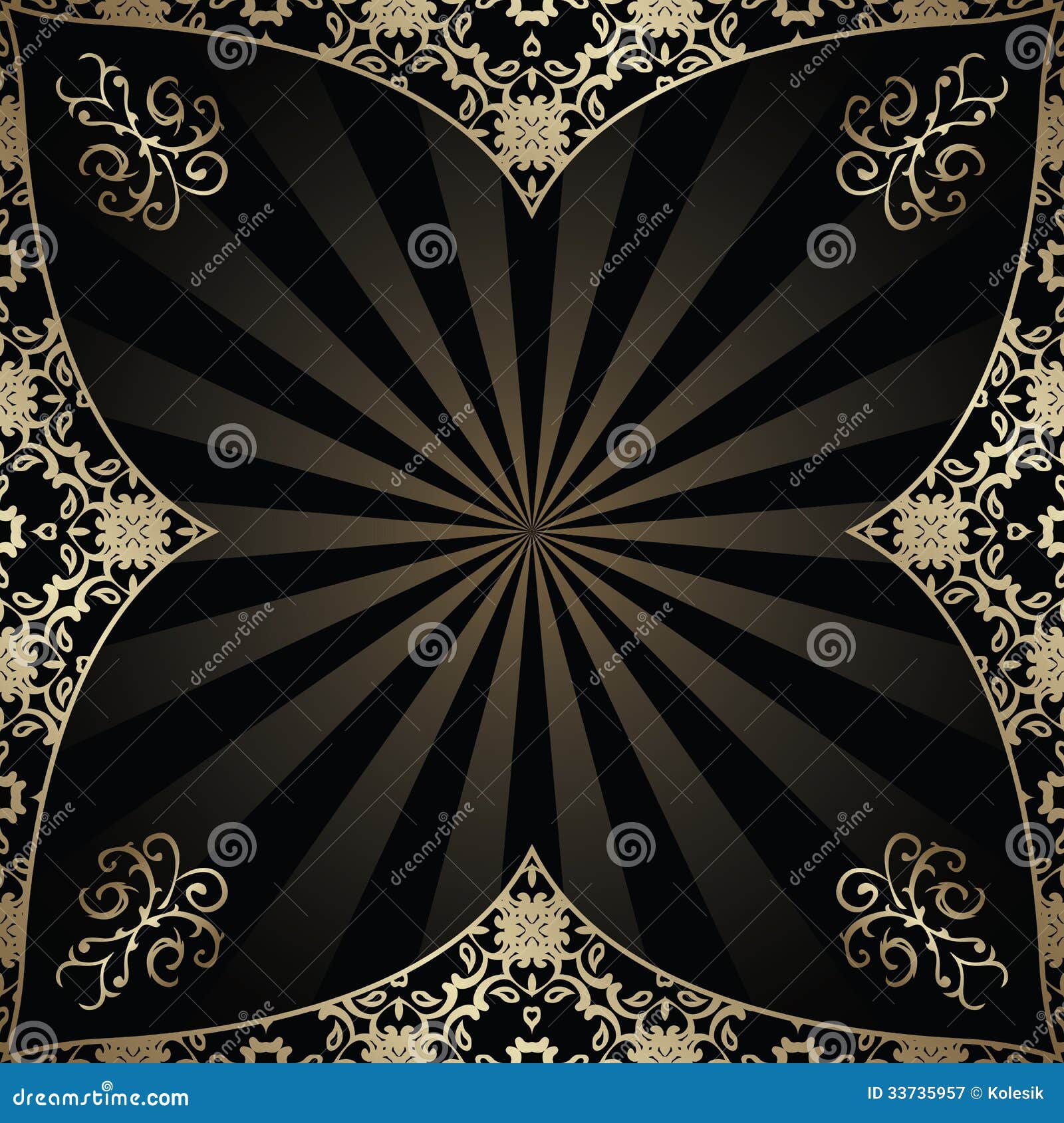 Vintage background stock vector. Illustration of dark - 33735957