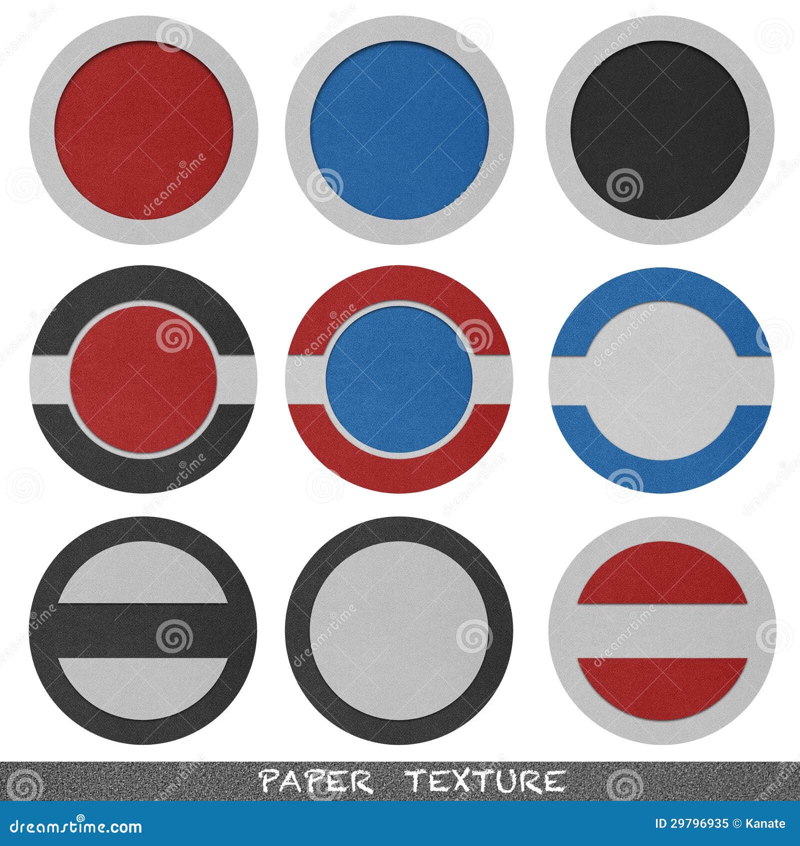 Vintage Badge and Labels Recycled Paper. Stock Image - Image of grunge ...