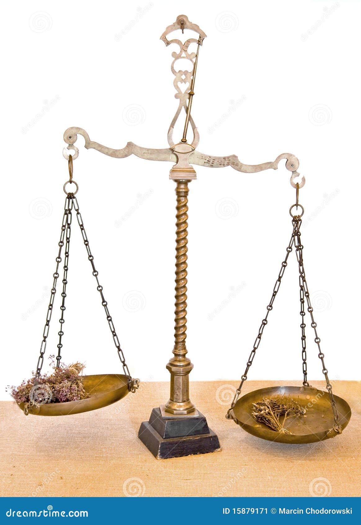 Vintage balance. stock image. Image of guilty, judicial - 15879171