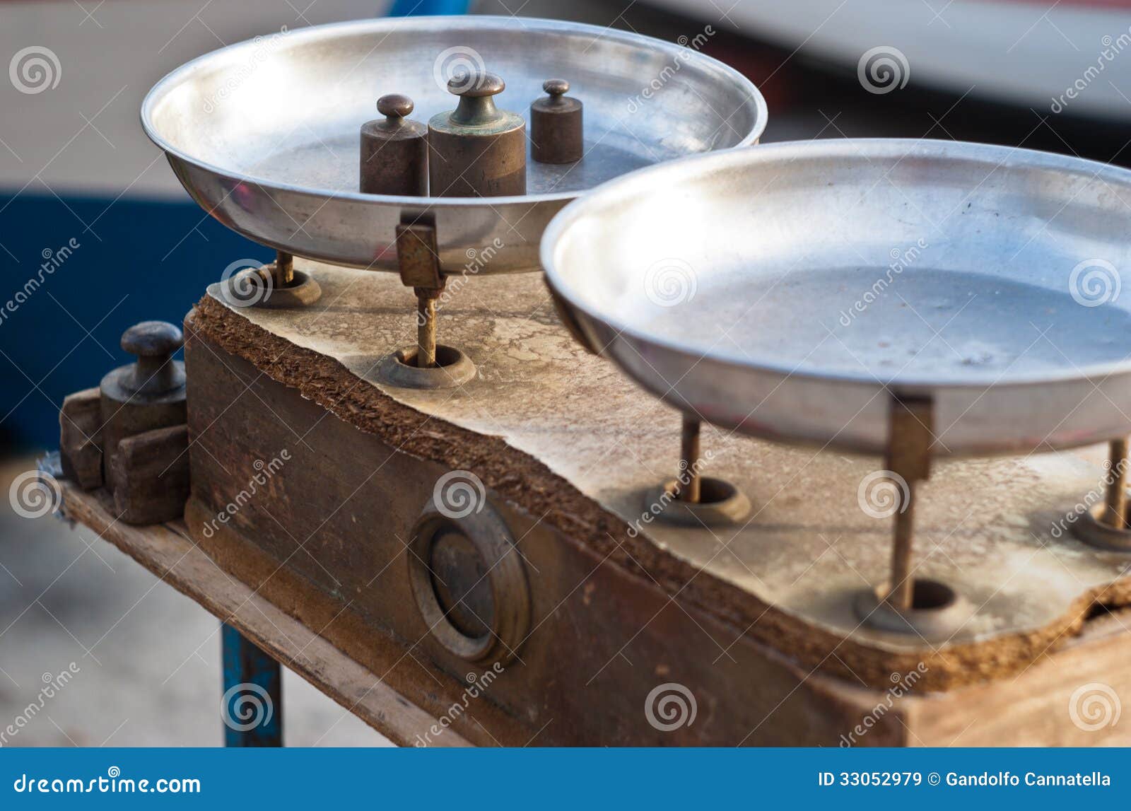 Vintage balance scale stock image. Image of balanced - 33052979
