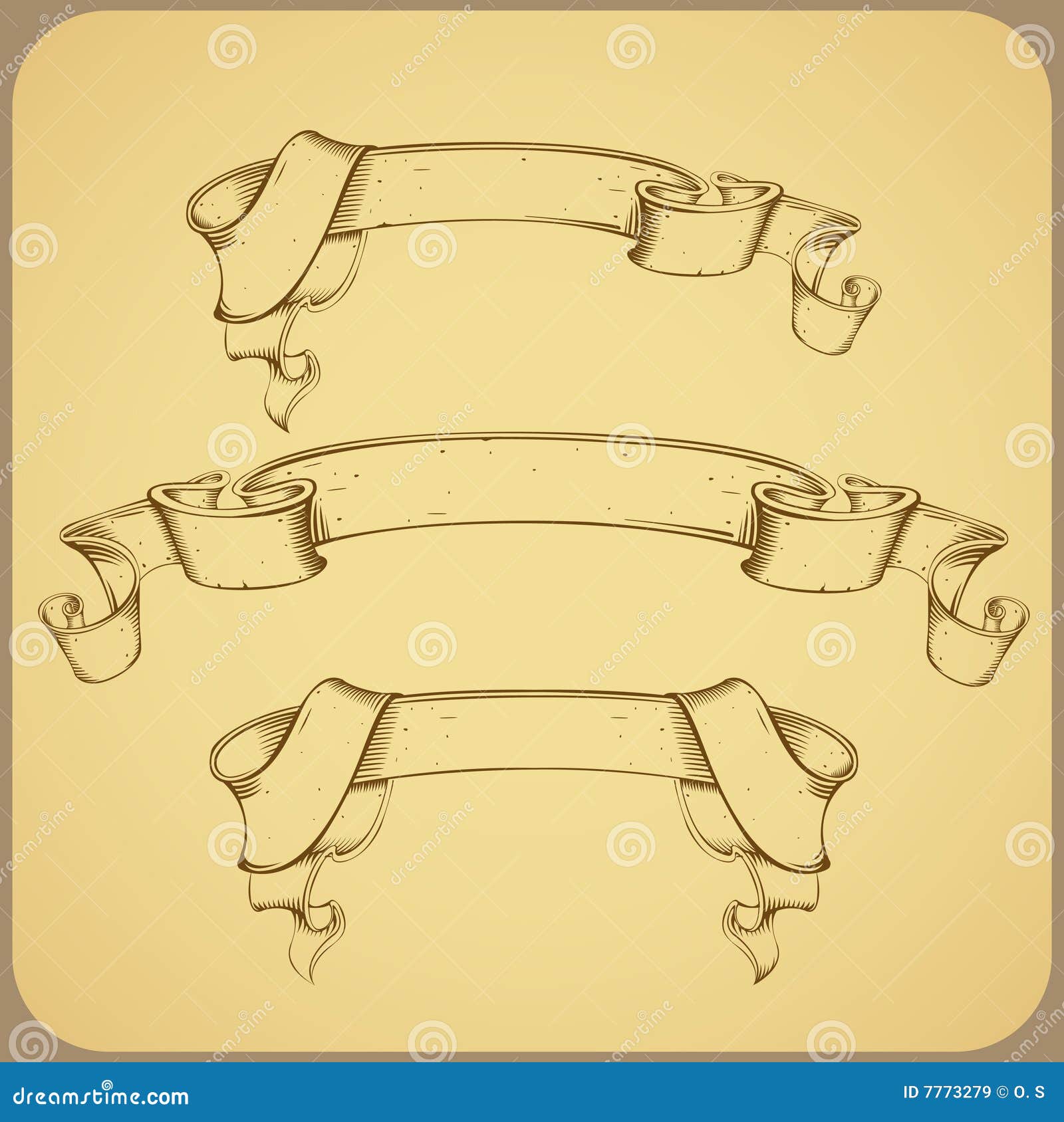 Vintage Banner Line Drawing Stock Illustrations – 62,425 Vintage Banner ...