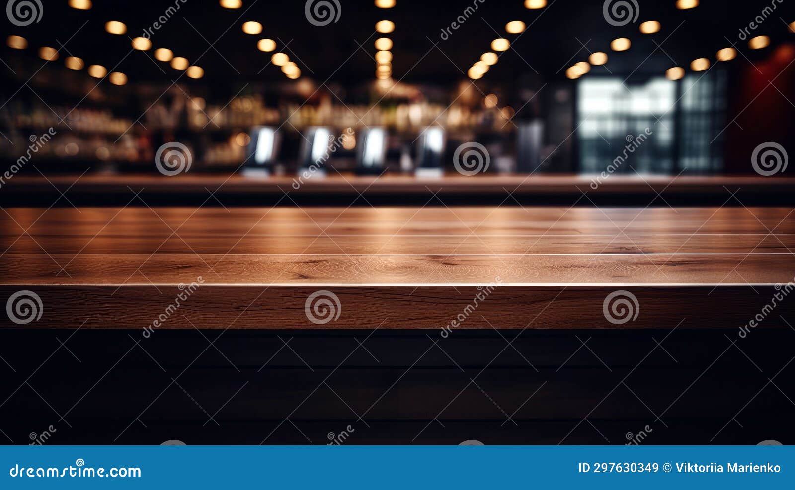Vintage Bar Table, a Blank Board for Creative Design in the Cozy ...