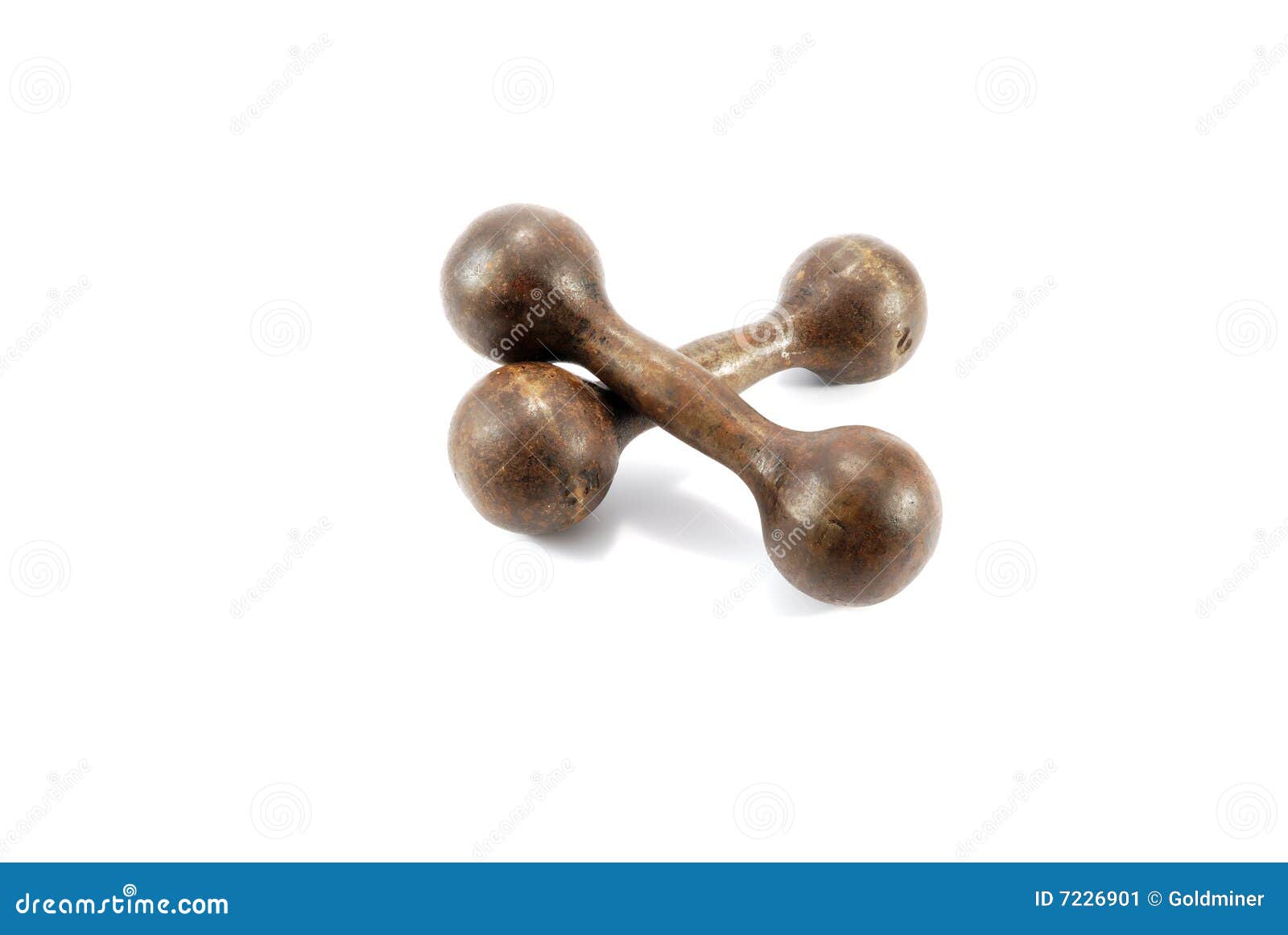 Vintage barbells stock image. Image of equipment, light - 7226901