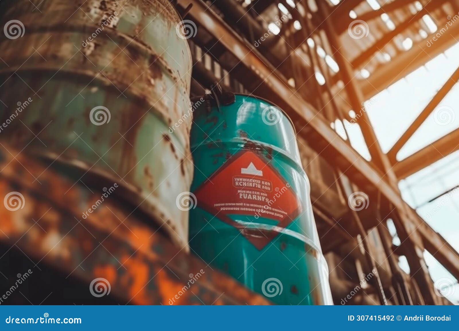 Barrels At Hazardous Waste Disposal Site Show Improper Handling Of ...