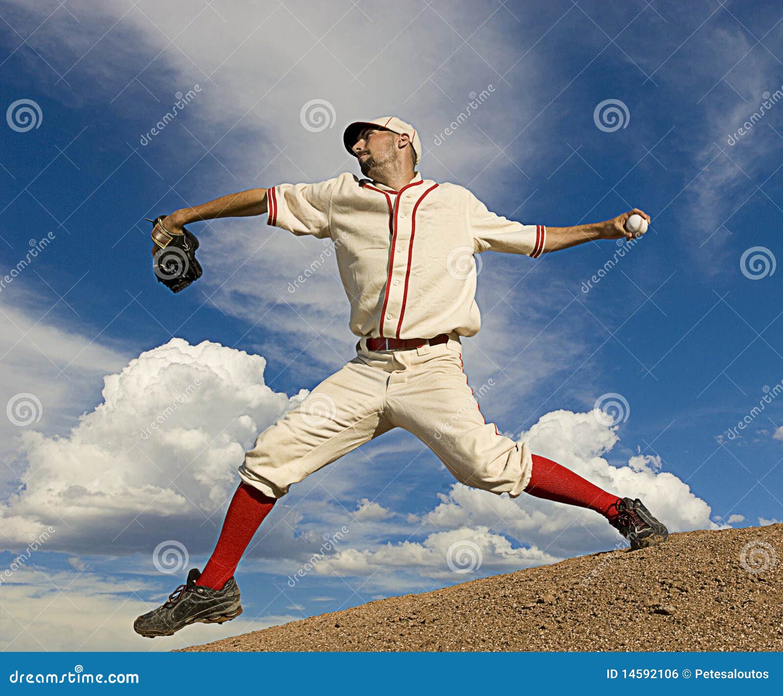 Vintage Baseball stock photo. Image of fielding, antique - 14592106