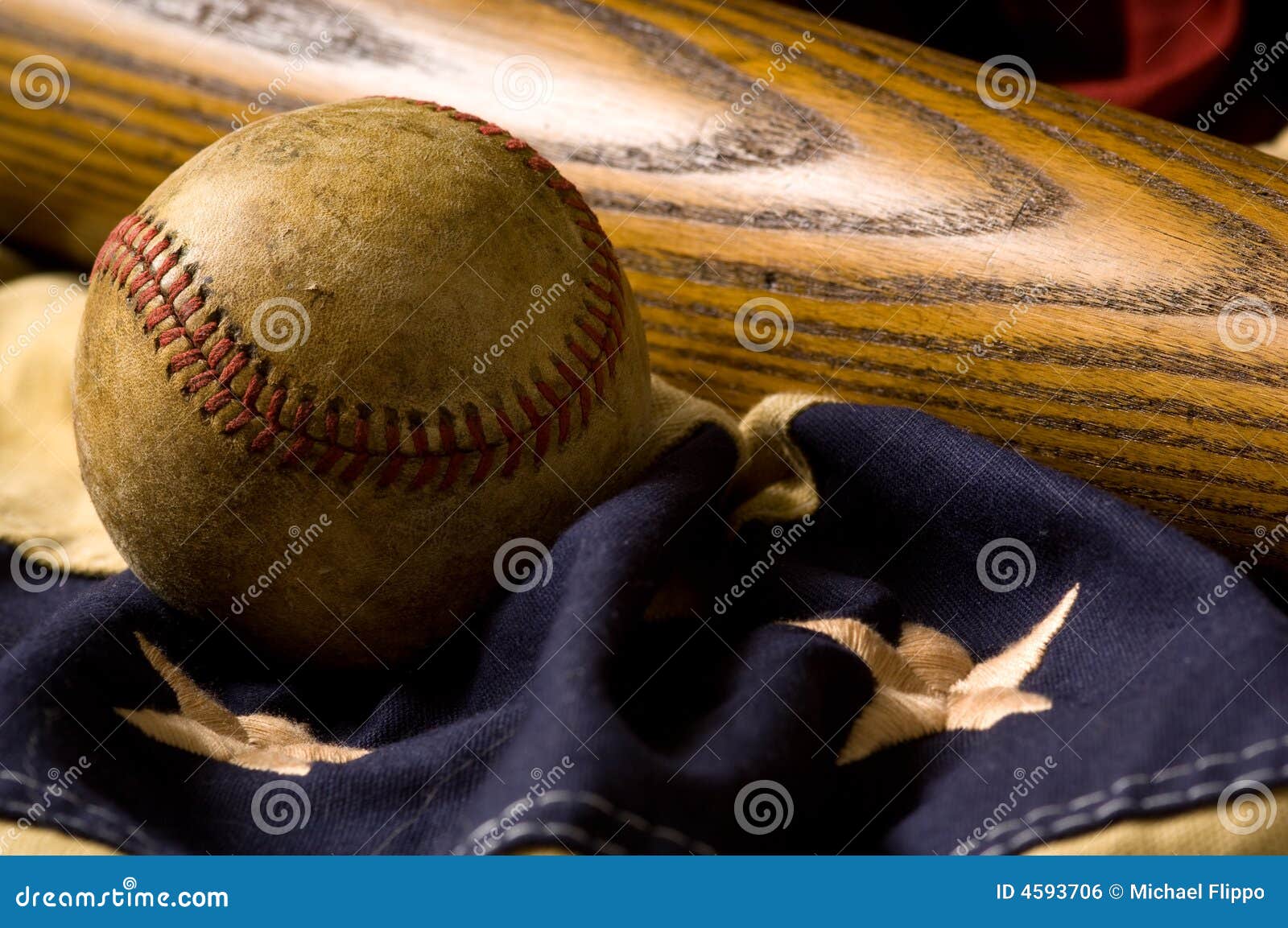 Vintage Baseball Background Stock Photo - Image of ball, vintage: 4593706