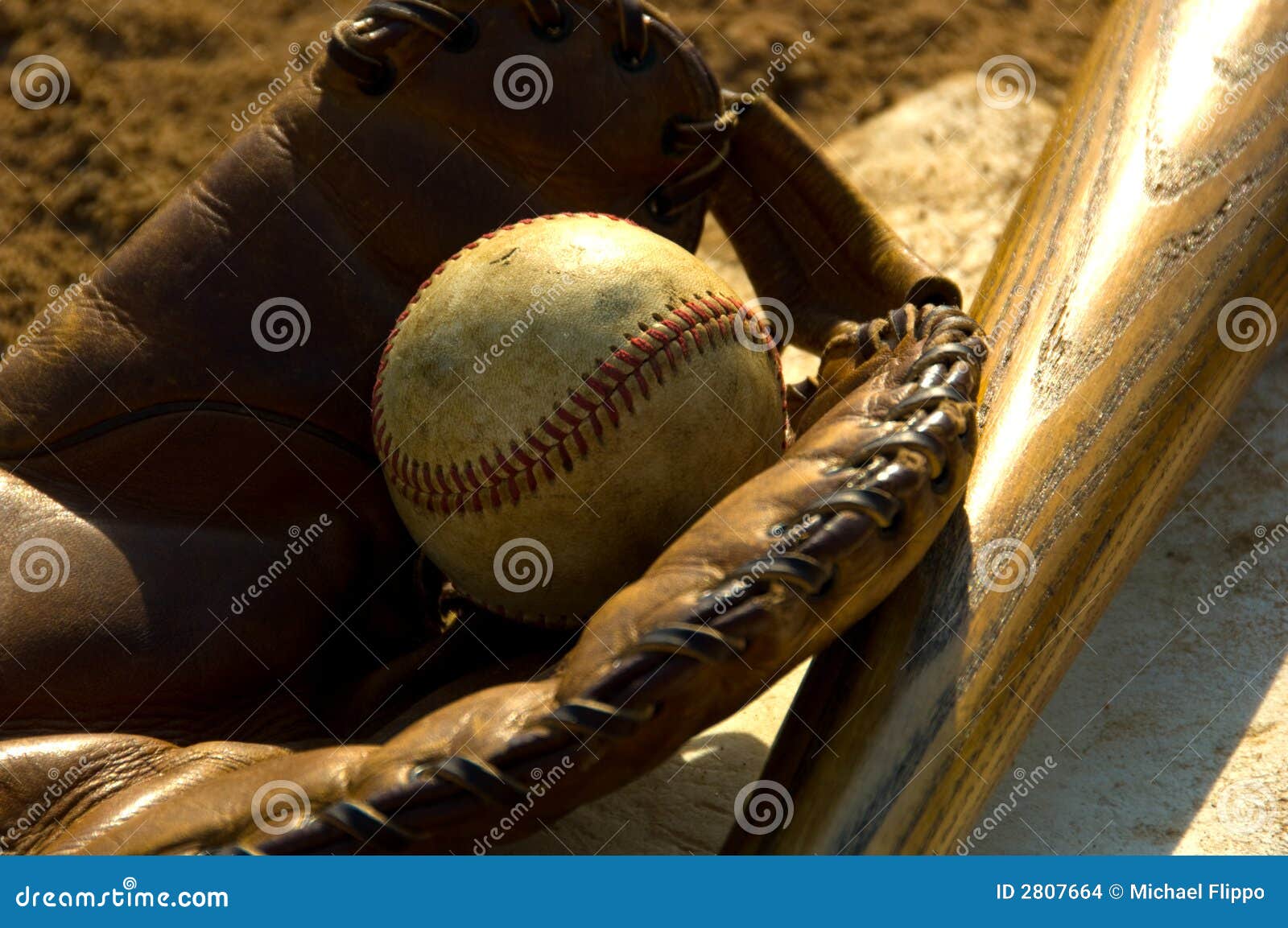 Vintage baseball on base stock photo. Image of baseball - 2807664