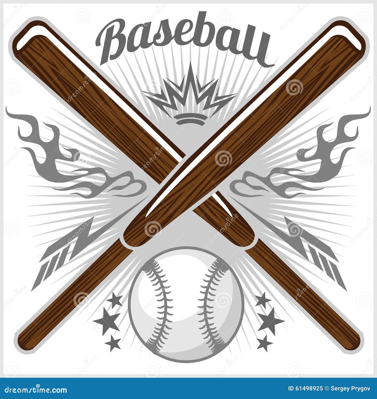 Vintage Baseball Label and Badge Stock Vector - Illustration of shield ...