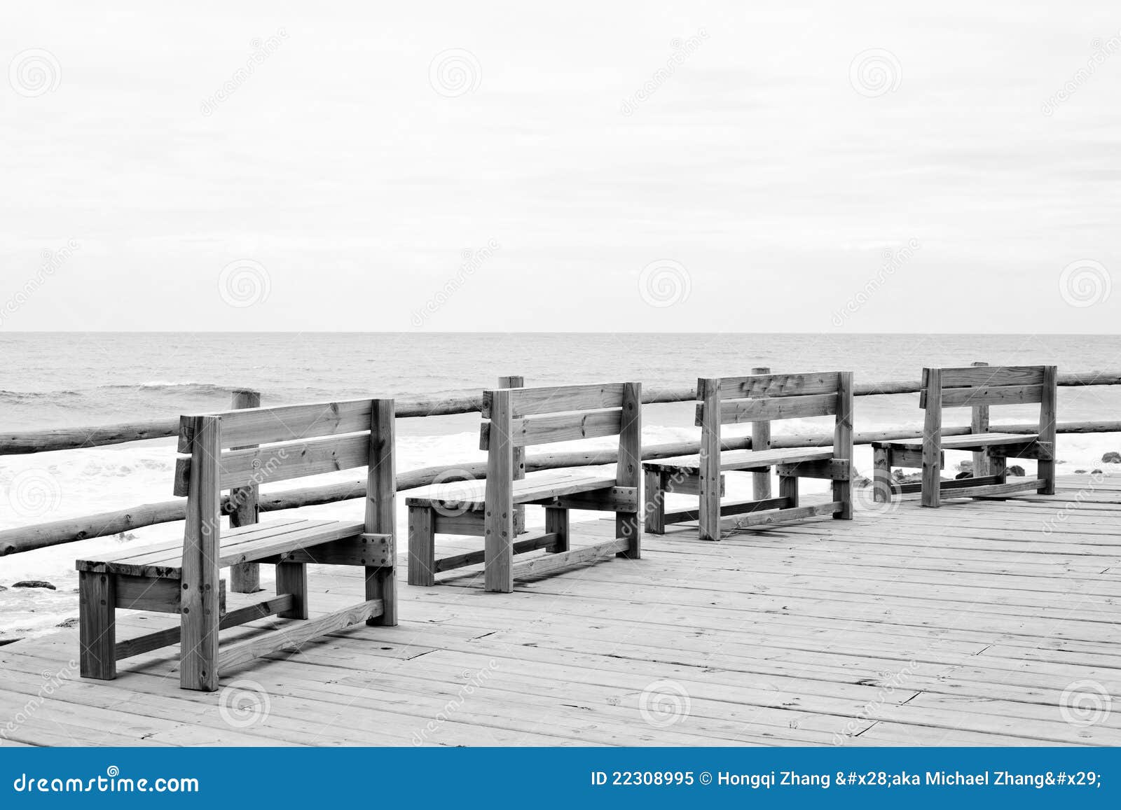 Vintage beach benches stock image. Image of chair, wave - 22308995