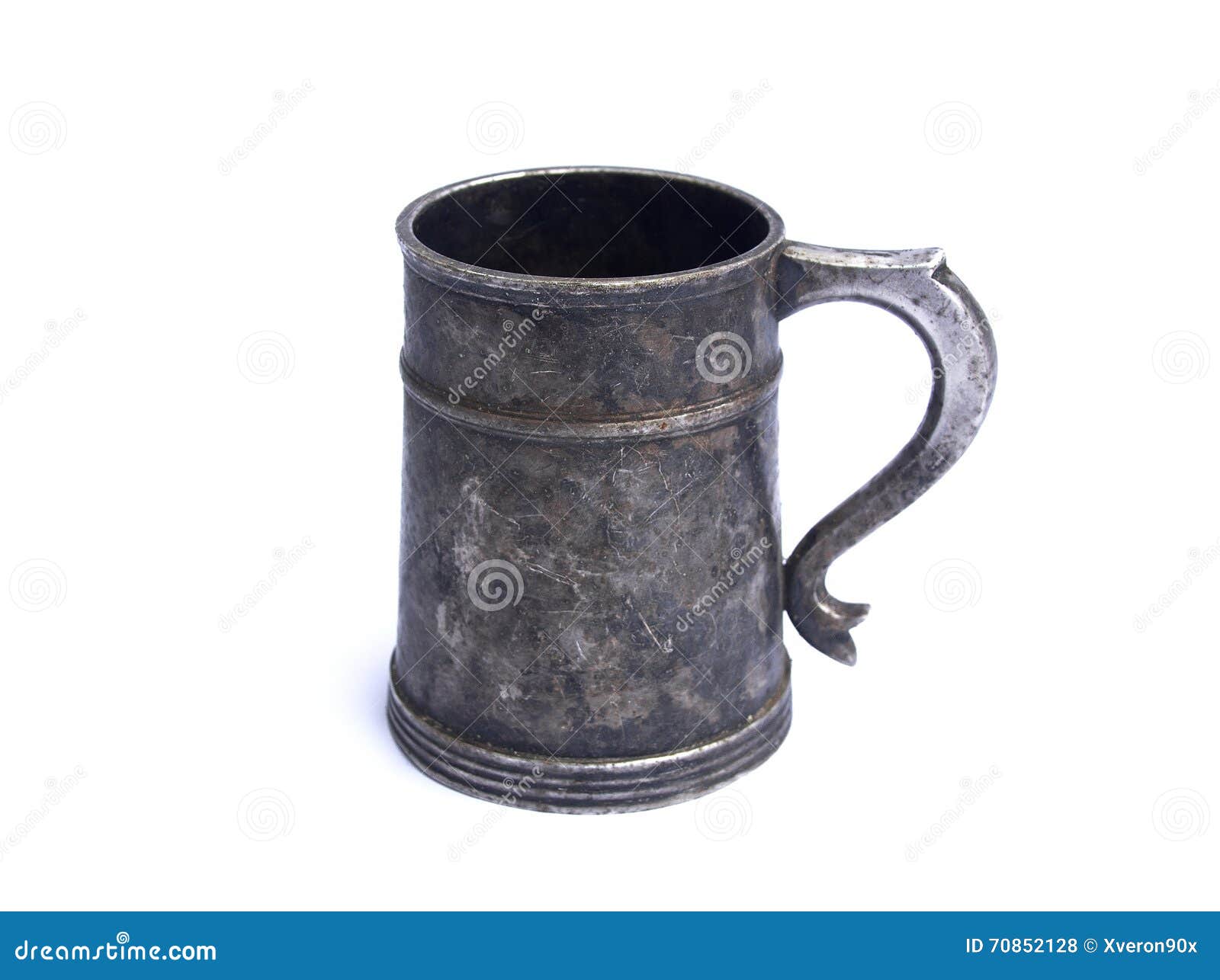 Vintage beer iron mug stock photo. Image of beer, antiquarian - 70852128