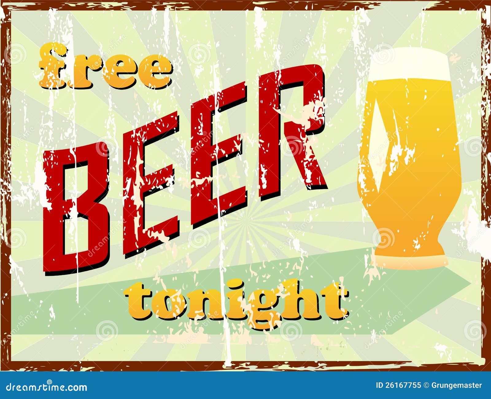 Beer Sign Vector Illustration | CartoonDealer.com #29031174