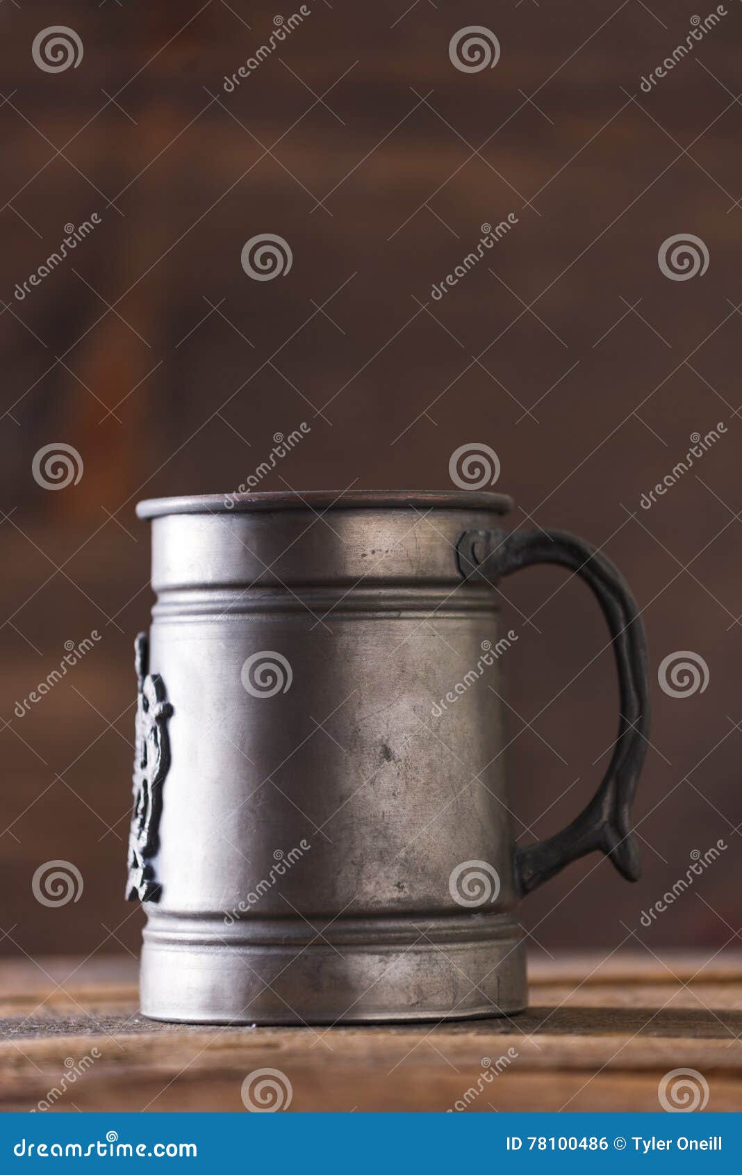 Vintage Beer Solid Iron Mug Stock Photo - Image of steel, single: 78100486