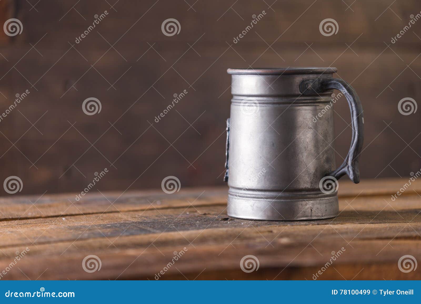 Vintage Beer Solid Iron Mug Stock Image - Image of single, drink: 78100499