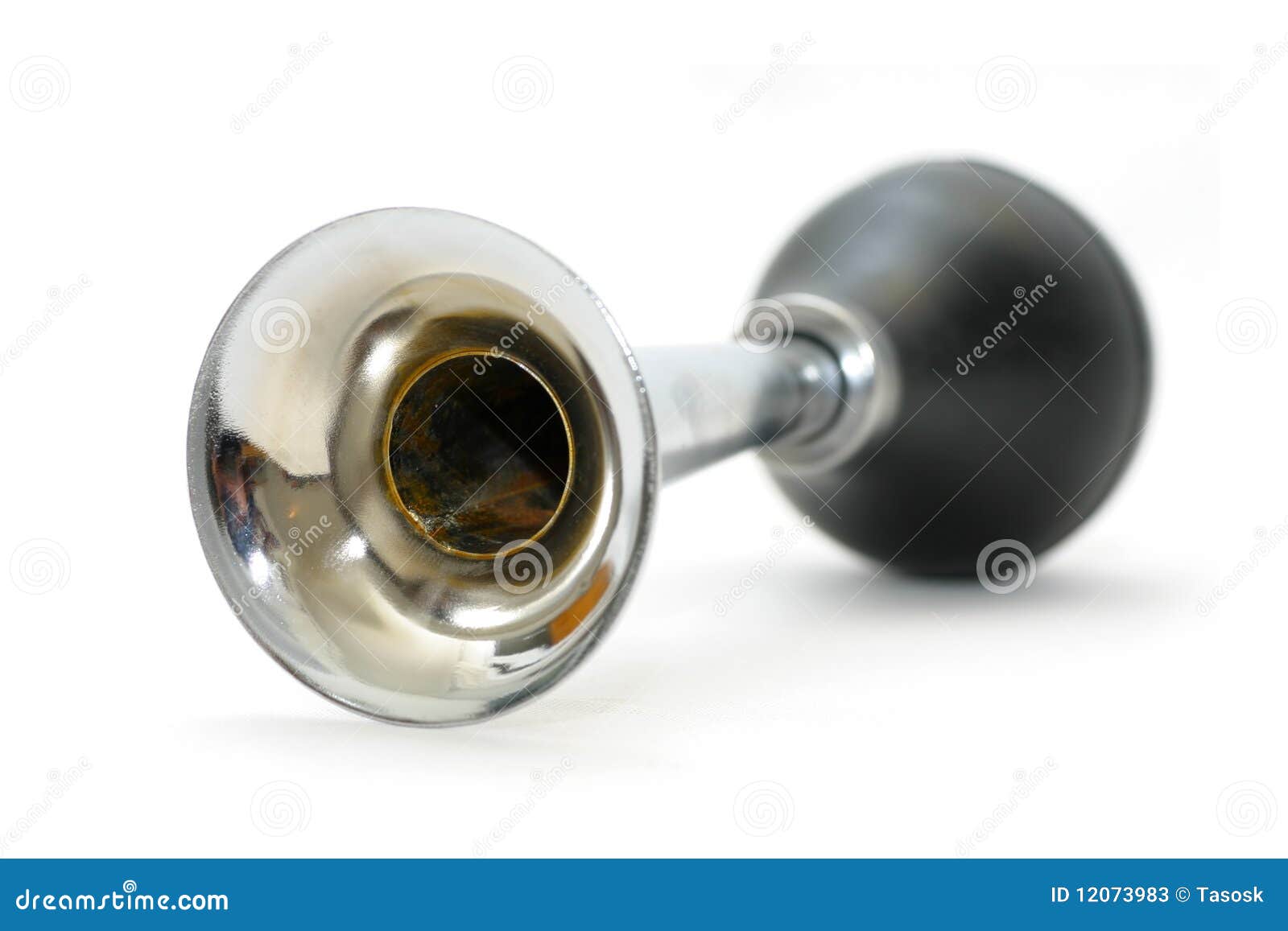 Vintage bicycle klaxon stock image. Image of rubber, klaxon - 12073983