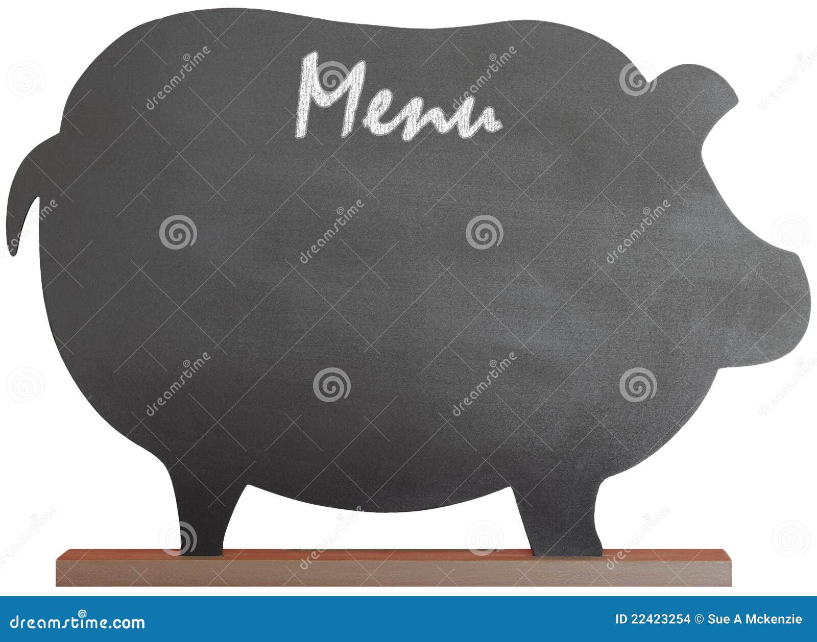 Vintage Black Pig Shaped Chalkboard Message Board Stock Photo - Image ...