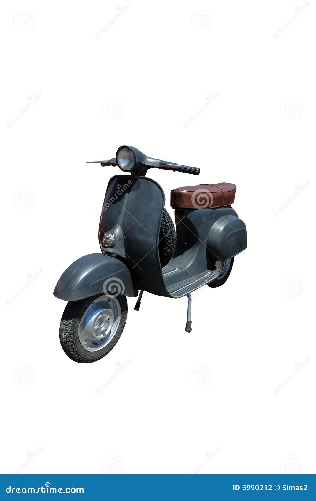 Black Scooter Front View Isolated Vector Icon. Simple Element ...