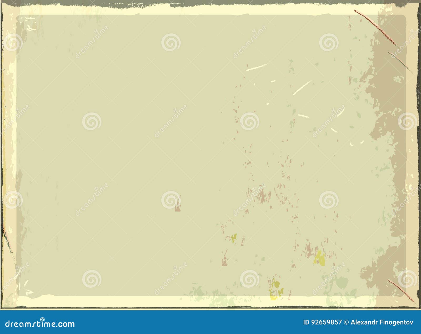 Vintage Blank Metal Sign for Text or Graphics. Vector Retro Empty ...