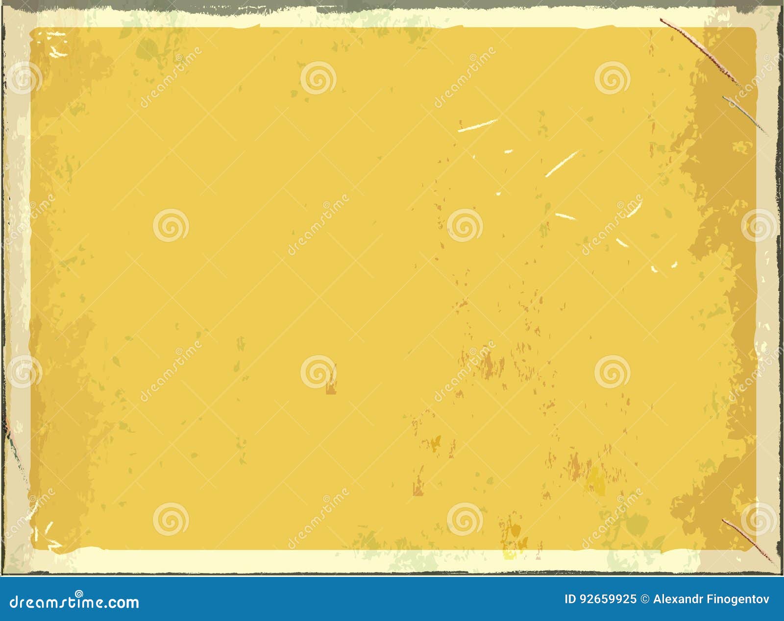 Vintage Blank Metal Sign for Text or Graphics. Vector Retro Empty ...