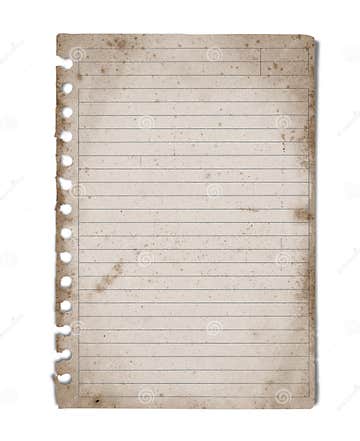 Vintage blank note paper stock photo. Image of notebook - 17822062