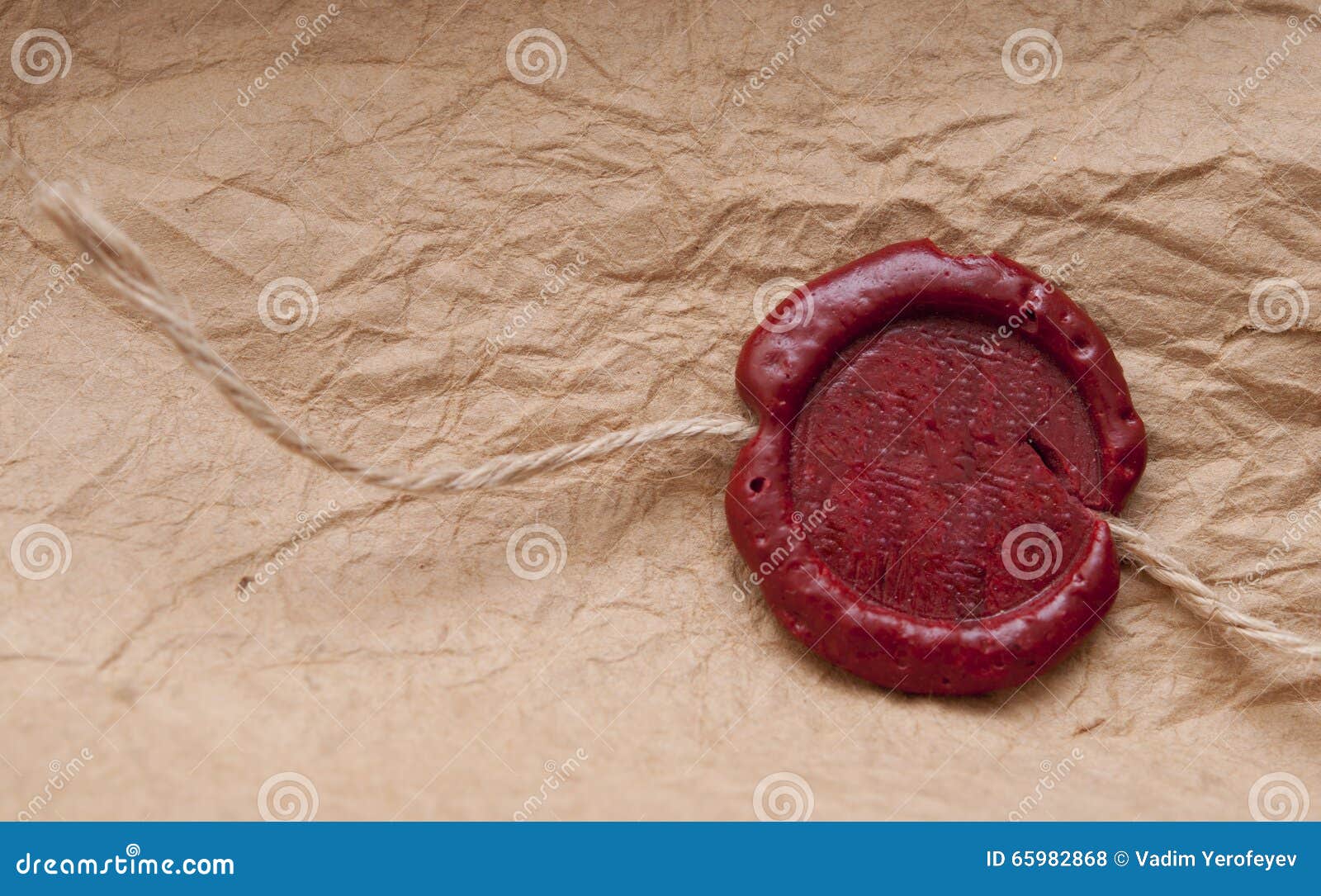 Vintage blank red wax seal stock photo. Image of crumpled - 65982868
