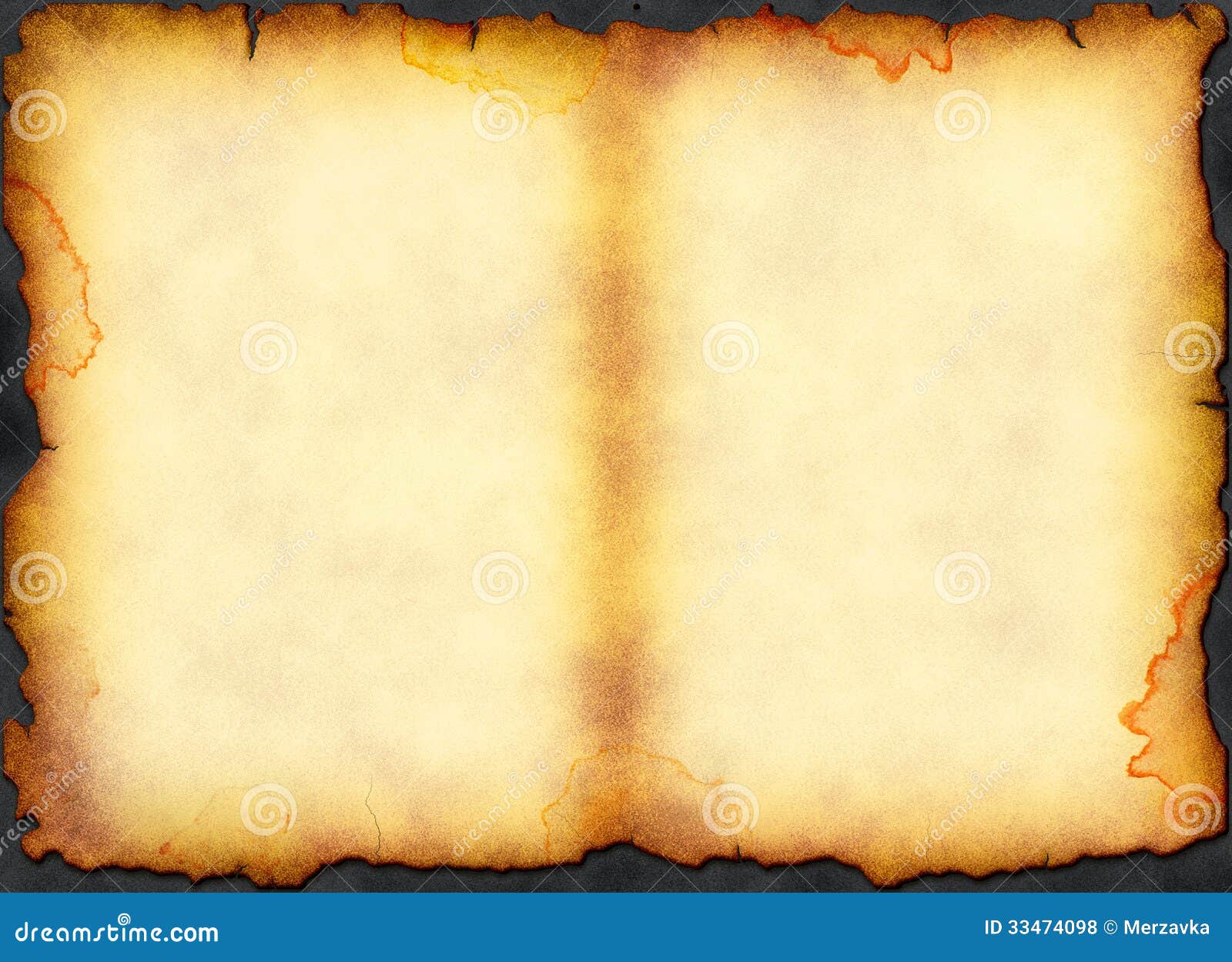 Vintage Blank Stained Page From Ancient Book Stock Illustration Illustration Of Antique