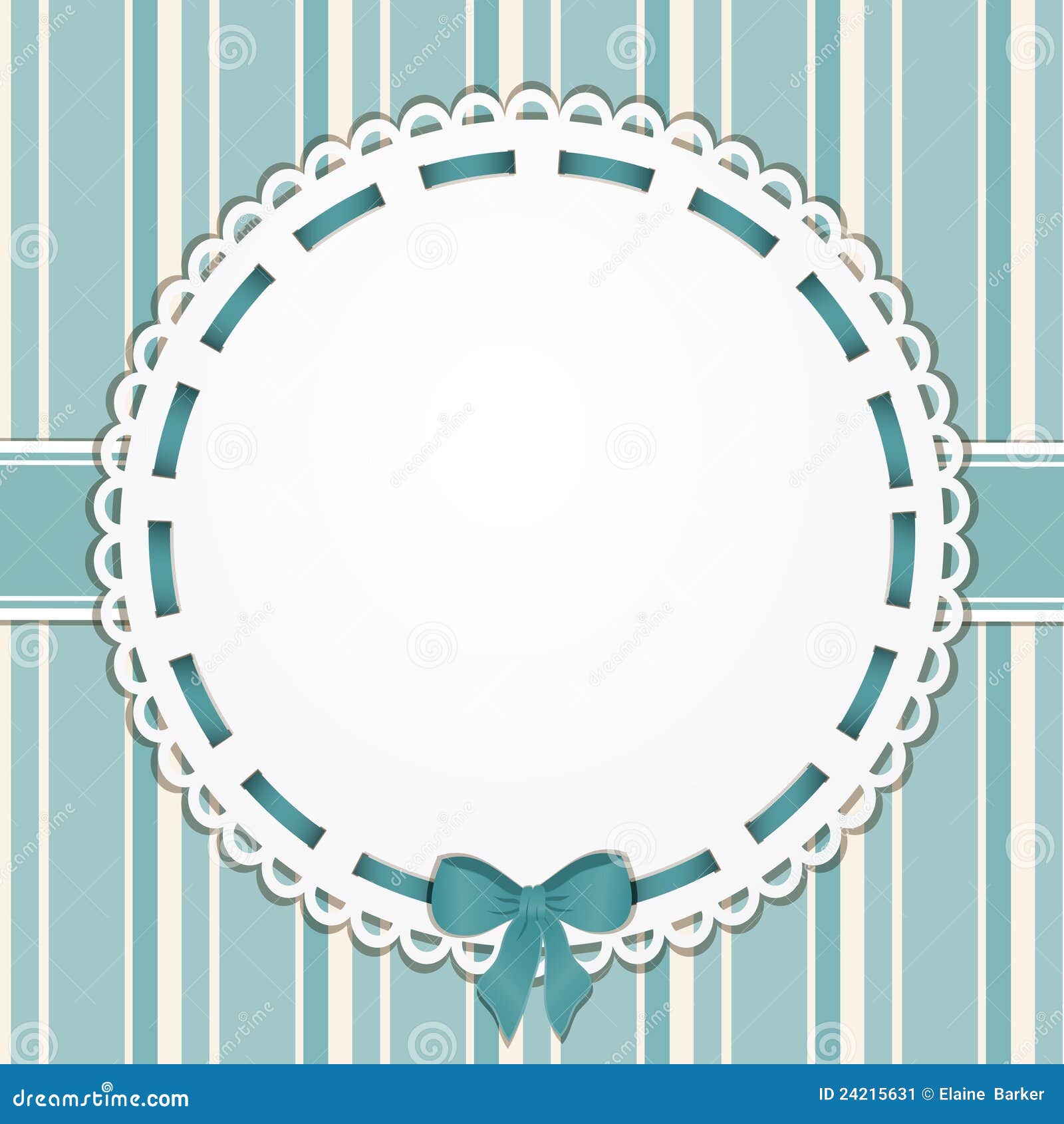 Vintage Blue Background and Border Stock Vector - Illustration of ...