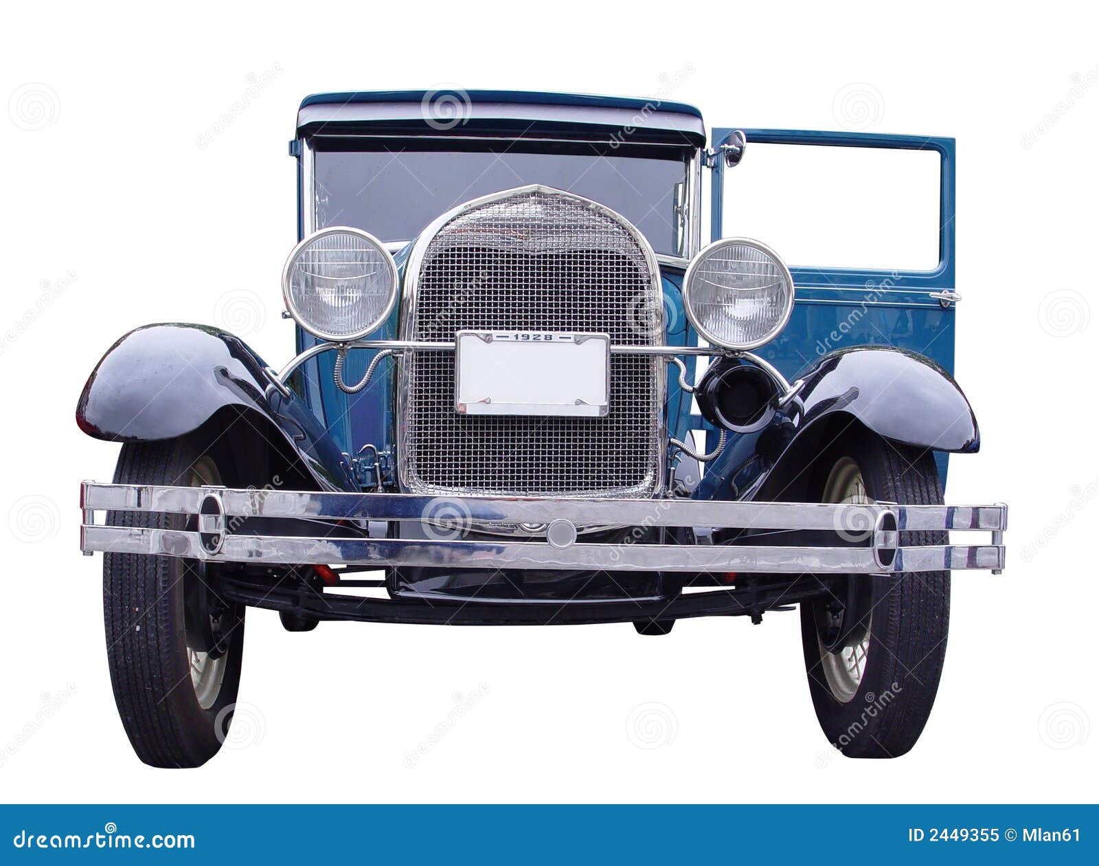 Vintage blue car stock image. Image of intact, convertible - 2449355