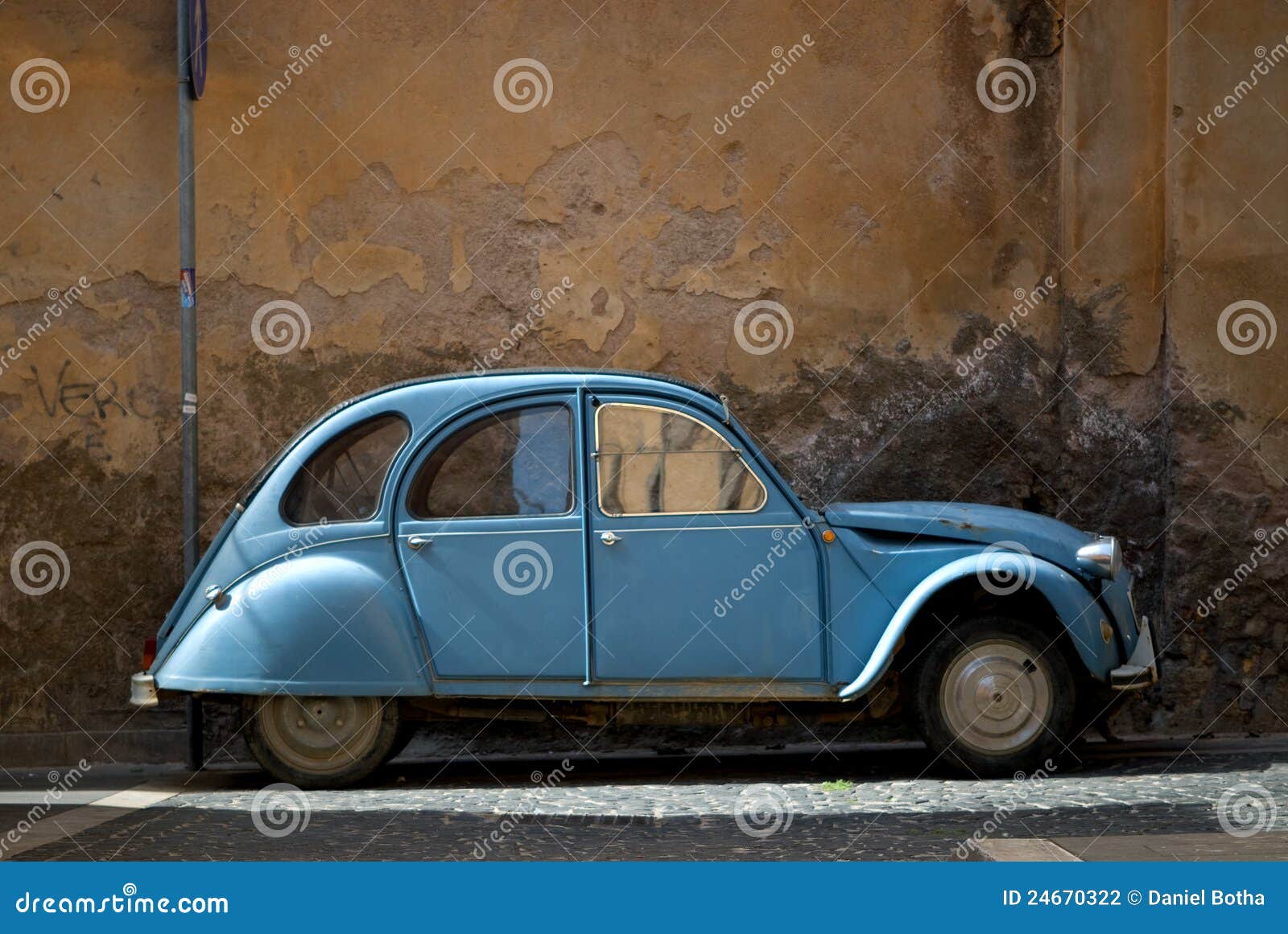 Vintage blue car stock photo. Image of rusty, rust, vintage - 24670322