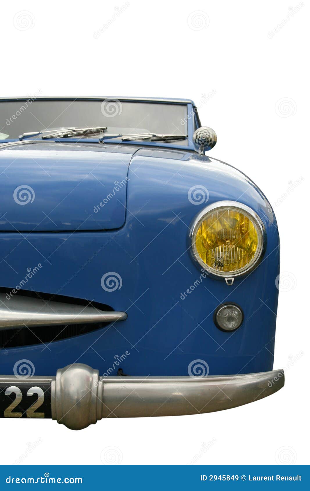 Vintage blue car stock image. Image of drive, engine, restored - 2945849