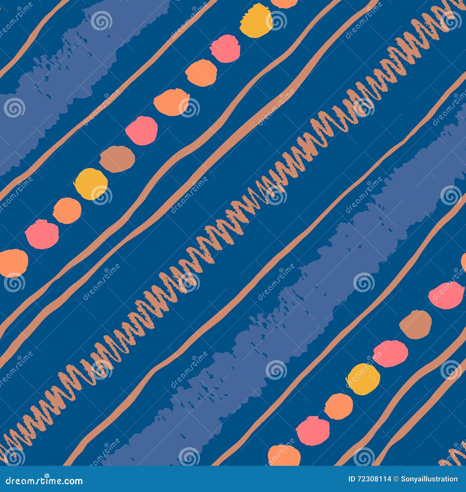 Vintage Blue Diagonal Pattern Stock Vector - Illustration of background ...