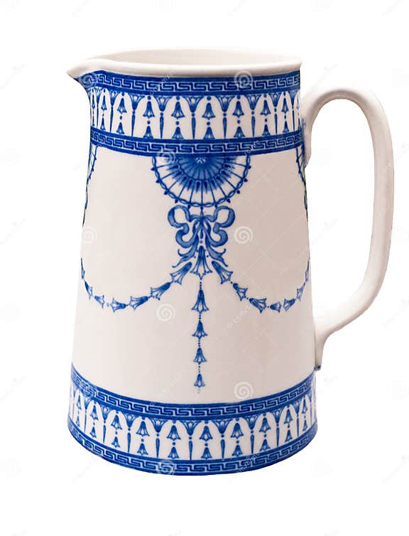 Vintage Blue Pitcher stock photo. Image of antique, blue - 24091870