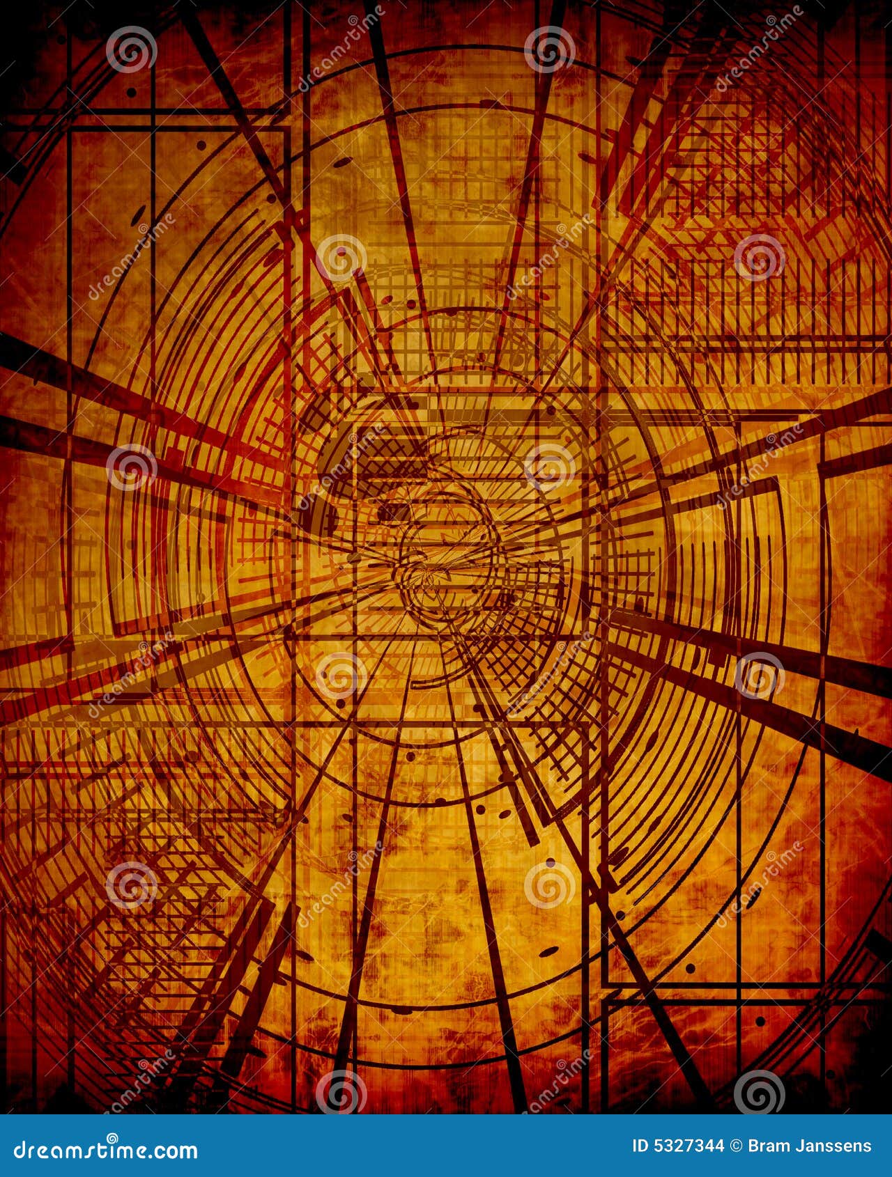 Vintage blue print stock illustration. Illustration of housing - 5327344