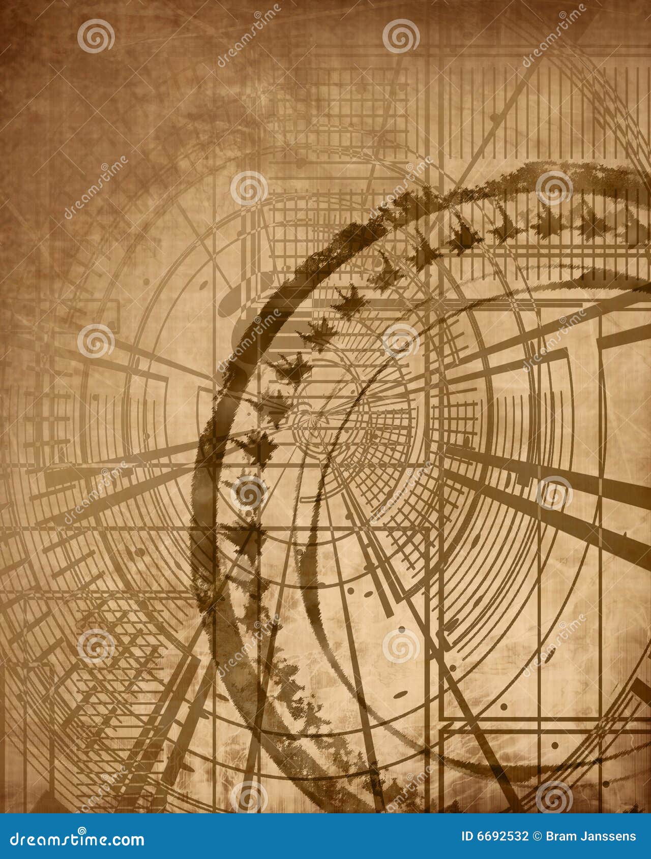 Vintage blue print stock illustration. Illustration of print - 6692532