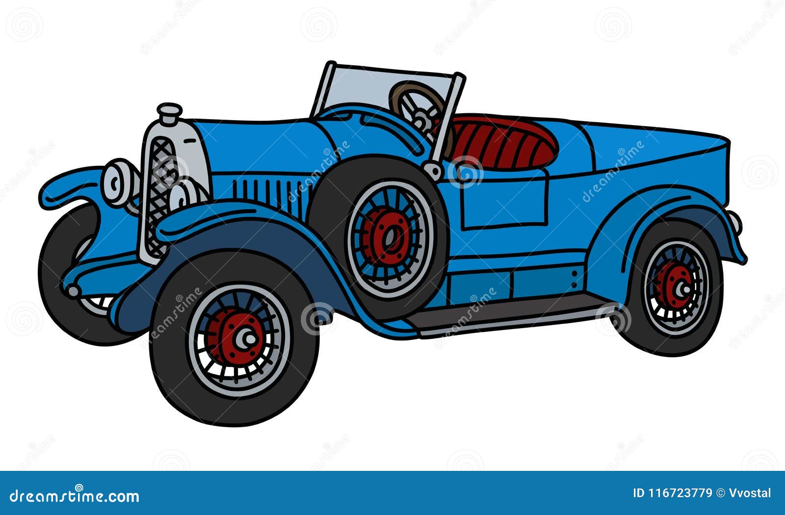 The vintage blue racecar stock vector. Illustration of sport - 116723779