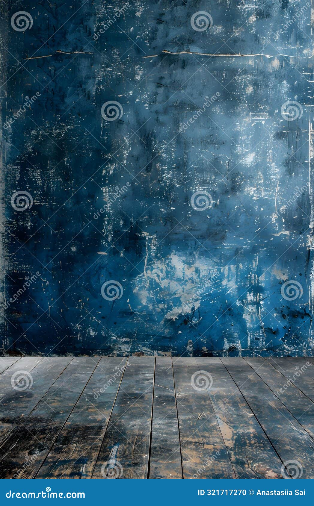 Vintage blue room stock photo. Image of modern, color - 321717270