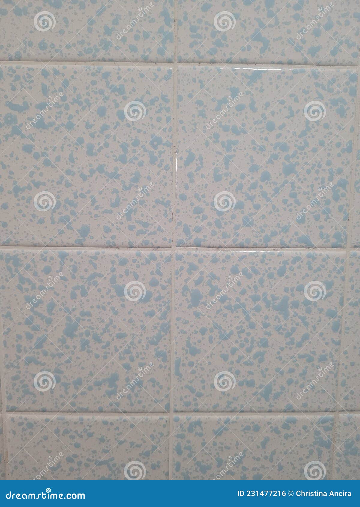 Vintage Blue Splatter Pattern Tile Design for Bathroom Stock Photo ...