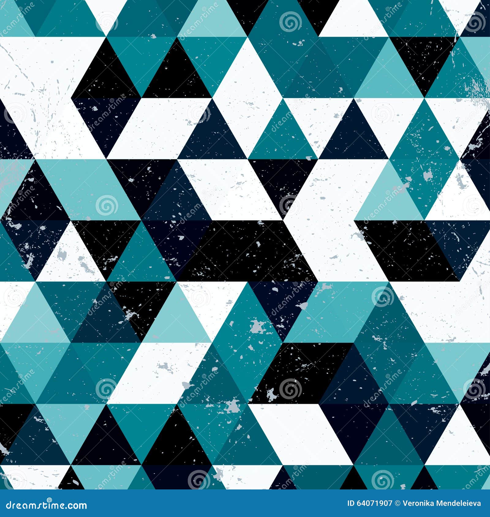 Hipster Triangle Pattern Wallpaper