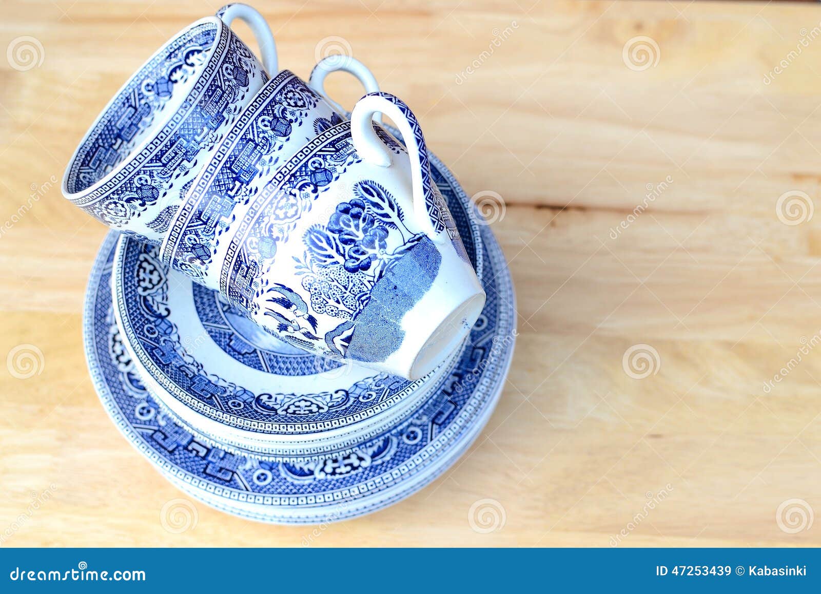Vintage Willow Pattern Background Stock Photography | CartoonDealer.com ...