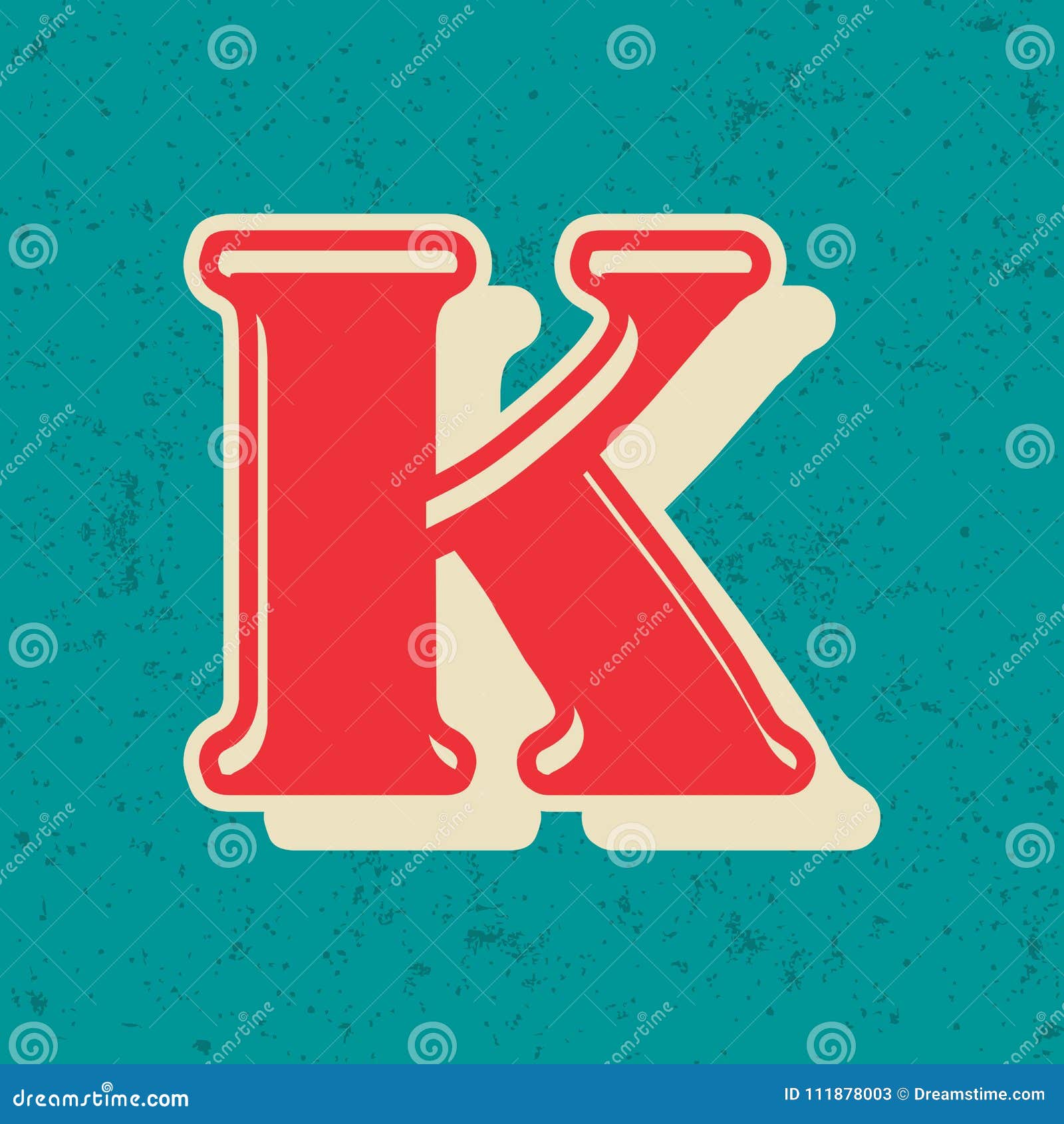 Vintage Bold Vector Design Alphabet and Numbers Stock Vector ...