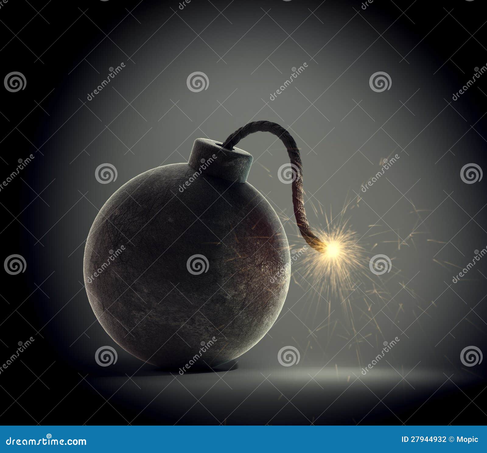 Vintage bomb stock illustration. Illustration of danger - 27944932